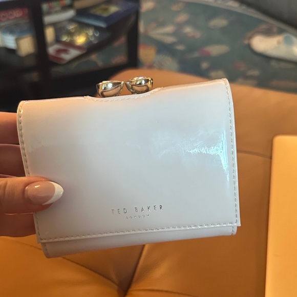 Ted Baker | Bags | Ted Baker Glossy Light Pink Wallet | Poshmark